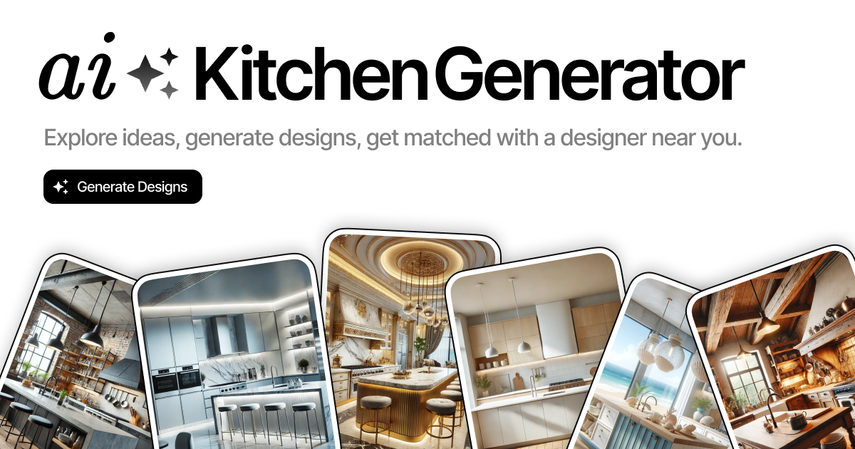 AI Kitchen Generator - Create your dream kitchen with AI